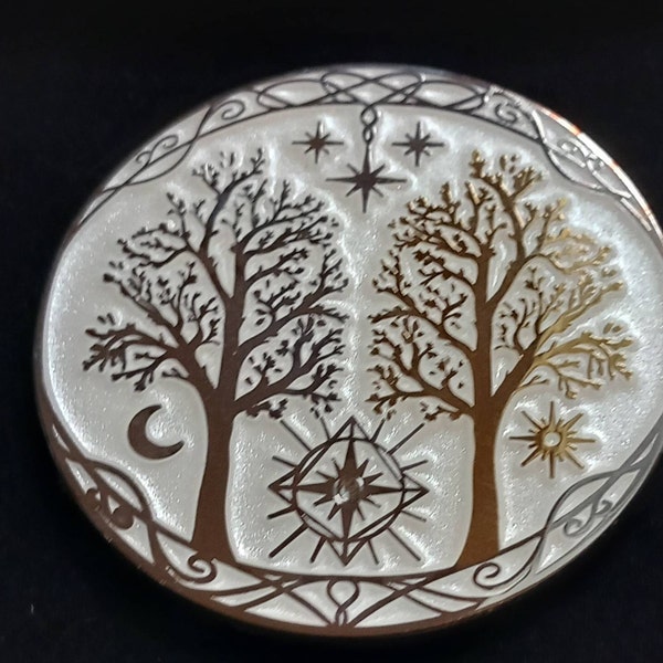Transcendent Light Enamel Pin | Trees of Light | Starlight | Elven ...