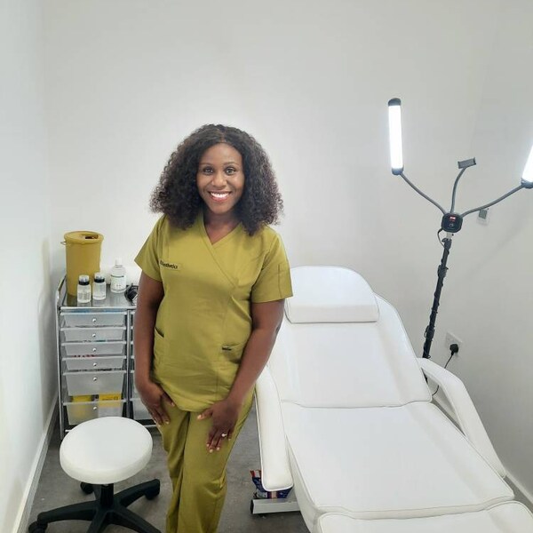 Add Your Own Text Embroidery to Scrub Uniforms, Denim Color, Doctors ...