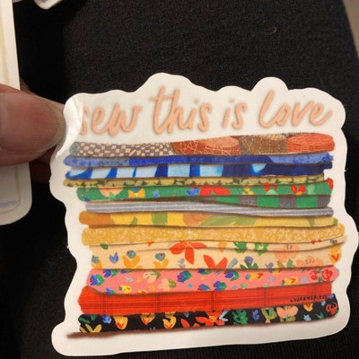 Seam Ripper Sticker, Cute Sewing Stickers, Sewing Machine Sticker ...