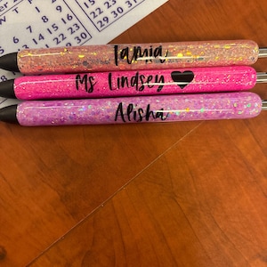 Glitter GEL Pens Inkjoy Gel Pens 0.7 Personalized Inkjoy Custom Epoxy ...
