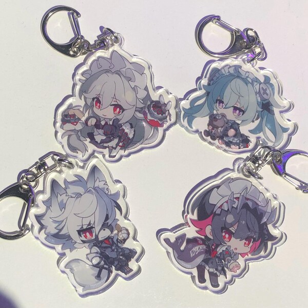 Zenless Zone Zero Keychain Victoria House Acrylic 6cm | Lycaon Agent ...