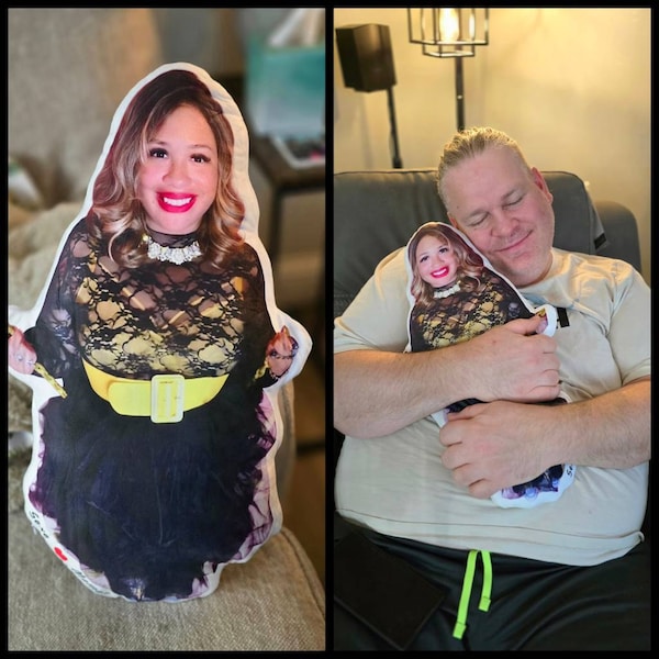 Personalized Photo DIY Humanoid Cushion Couple Toys Dolls Stuffed ...