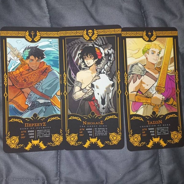 Percy Jackson - Mythomagic Cards and Charms - Etsy