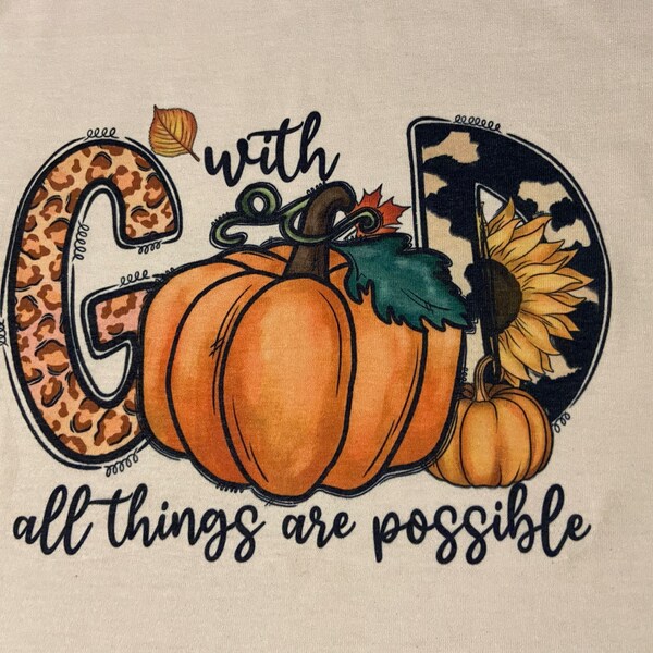 With God All Things Are Possible Fall Pumpkins Download, Pumpkin, Fall ...