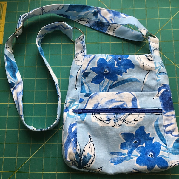 The Mailbag Crossbody Bag PDF Sewing Pattern Includes Two Sizes. Triple ...