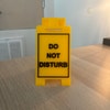 Good to Interact / Do Not Disturb 2-sided Mini Floor Sign Custom Colors ...