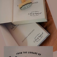Personalized Book Stamp | Book Embosser Stamp | Custom Book Stamp ...