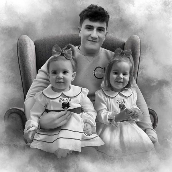 Add Deceased Loved Person to Photo, Custom Memorial Portrait Include ...