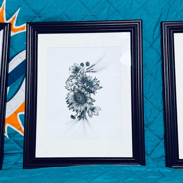 5 Person Fine Line Portrait - Etsy