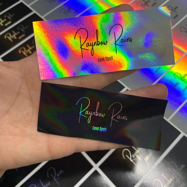 White Ink Product Labels, Any Size Transparent White Ink Stickers, Any ...