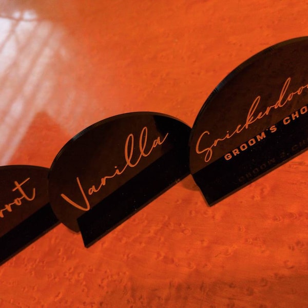 Acrylic Buffet Food Name Sign, Food Table Tent Card, Food Tag, Cute ...