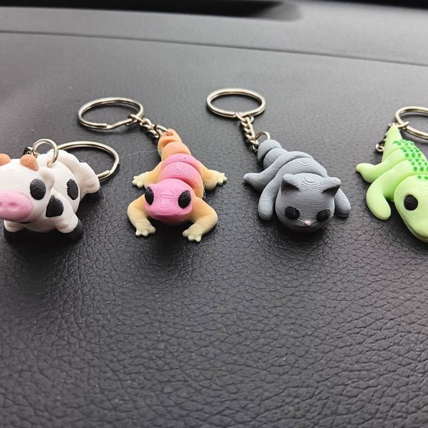 3D Printed Articulated Mini Creatures Fidget Animal Baby Animals - Etsy