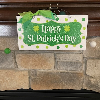 Happy St. Patrick's Day Small 3x6 Inch Sign. - Etsy