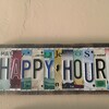 HAPPY HOUR - Custom License Plate Sign - Fathers Day, Beer Lover, Bar ...
