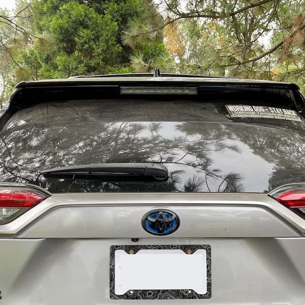 Topographic Map Metal License Plate Frame - Etsy