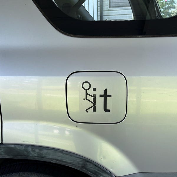 F.... It Car Window Decal - Etsy