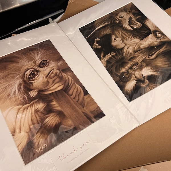 Limited Print of My Pastel Drawing of Sarah and the Fireys From ...