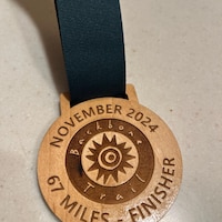 Custom Design . Wood Medal. - Etsy