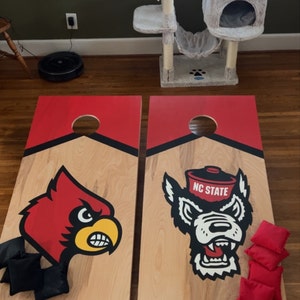Custom College Cornhole Boards, Custom Cornhole Boards, College ...