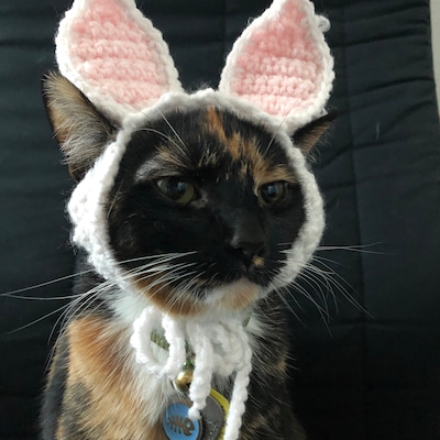 Bunny Rabbit Ear Hat for Cats - Etsy