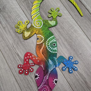 Gecko 001 Wooden Shape Cutout for Crafting, Home & Room Décor, and ...