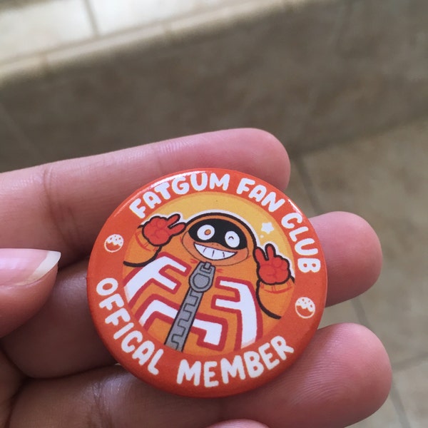 Fat Fan Club Badge - Etsy