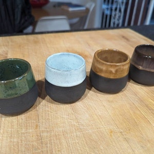 Dripping Style Multicolor Black Clay Pottery, Handmade Stoneware ...