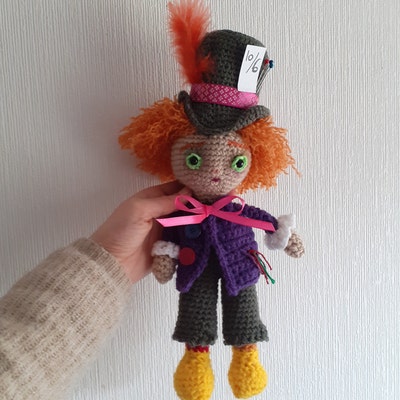PDF ONLY Mad Hatter Crochet Diy Pattern - Etsy