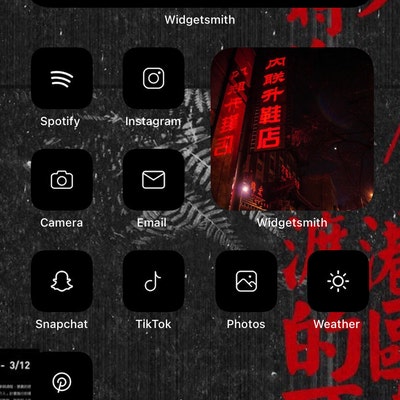 Ios 15 App Icons 75 Minimalist Dark Theme Icons - Etsy