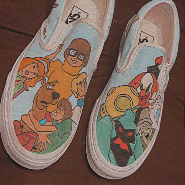 Super Mario Custom Vans - Etsy
