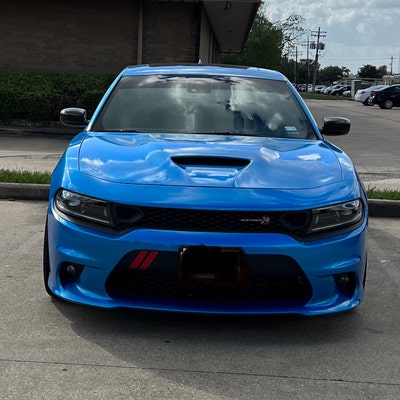 Custom Text Front Bumper Vinyl Decal Fits Dodge Challenger Sxt - Etsy