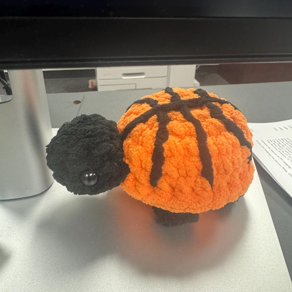 Crochet Basketball Turtle - Etsy
