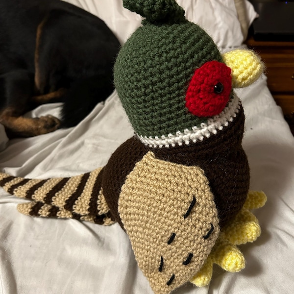Phillip the Pheasant Bird Crochet Amigurumi Pattern PDF - Etsy