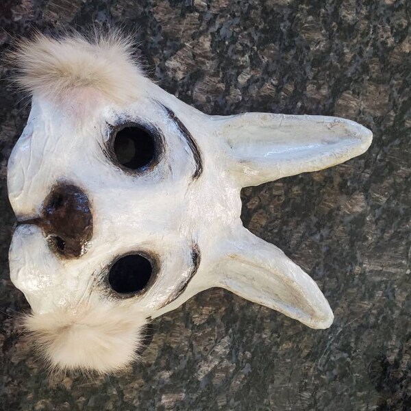 Sheep Mask Masquerade Mask Animal Mask Paper Mache Sheep Mask Scary ...