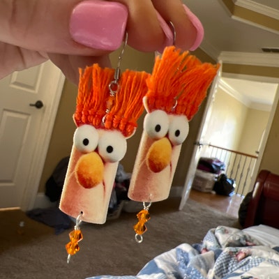 Muppet Beaker Dangle Earrings - Etsy