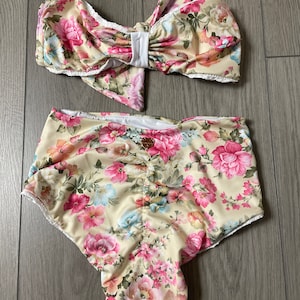 Ruffled Booty Purple Lilac Bikini Cynababy - Etsy