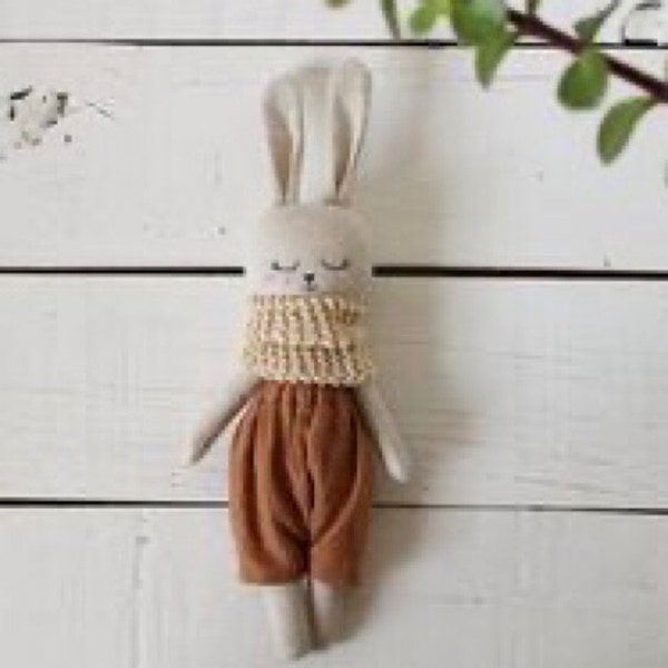 Personalized Bunny Doll. Easter Bunny. Rabbit Cloth Doll. Stuffed ...