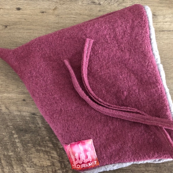 Adult Pixie Hat, Woman Pixie Hat, Purple Wool Hat, Pixie Hat, Witch Hat ...