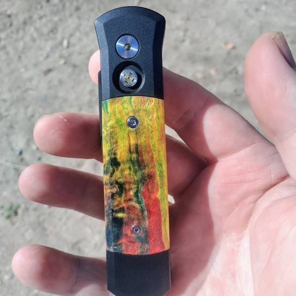 Amber Color. Stabilized Karelian Curly Birch Wood. - Etsy