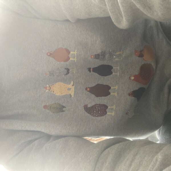 Chicken Sweatshirt Gift for Chicken Lover, Farm Life Shirt, Farm Animal ...