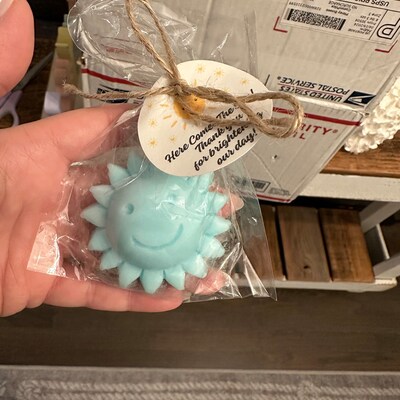 Sun Baby Shower Soap Favors Sunshine Soap Here Comes the Son Soap Baby ...