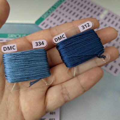 DMC Thread Labels Organize Your Bobbins With Large Font Number Stickers ...