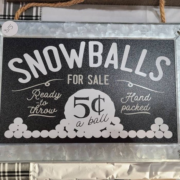 Snowballs for Sale Christmas Svg. Christmas Svg Cut File. Rustic ...