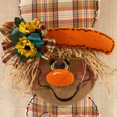 No Sew Scarecrow PDF Pattern, Fall Scarecrow Head Pattern, Autumn PDF ...