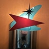Mid Century Modern Night Light | "atomic Boomerang" Design | Retro ...