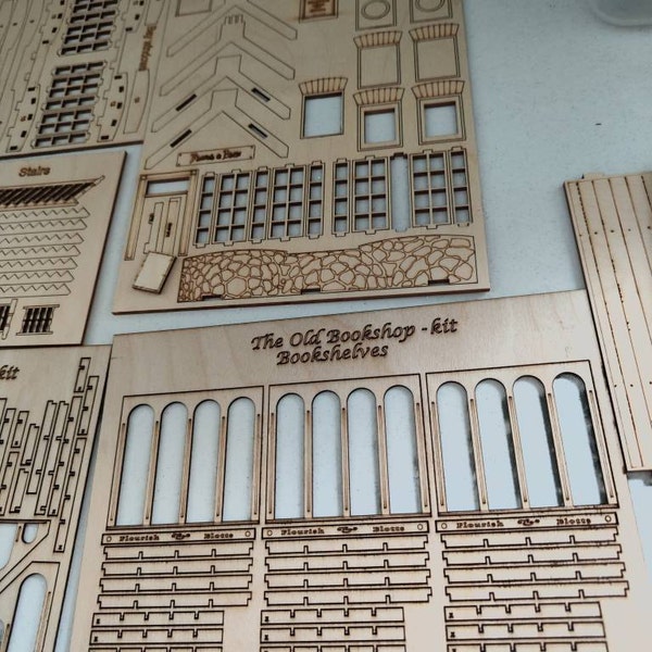 The "magic Wand Shop", Interior With Stairs, Ladder and Desk - Etsy