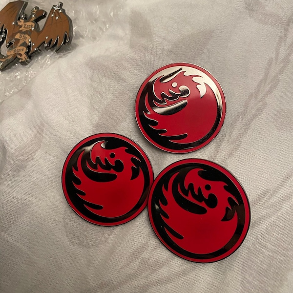 Hiccup's Dragon Badge Enamel Pin - Etsy