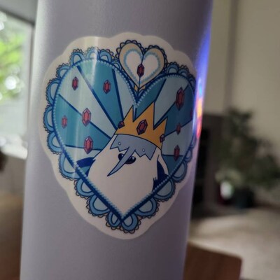 Ice King Sticker Ice King Adventure Time Stickeradventure - Etsy