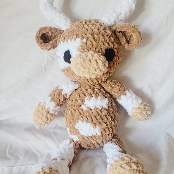 Longhorn Crochet Pattern- Longhorn Cow Pattern, Amigurumi Longhorn Cow ...