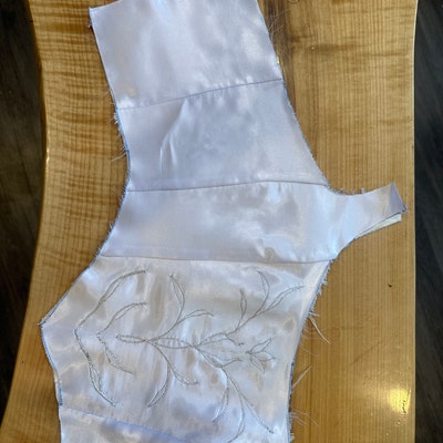 Romantic Corset Sewing Pattern With Straps, Adjustable Lacing at Back ...